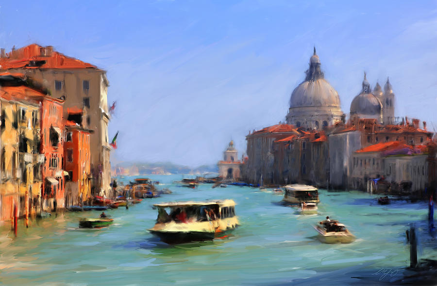 Venice Grand Canal Painting at PaintingValley.com | Explore collection ...