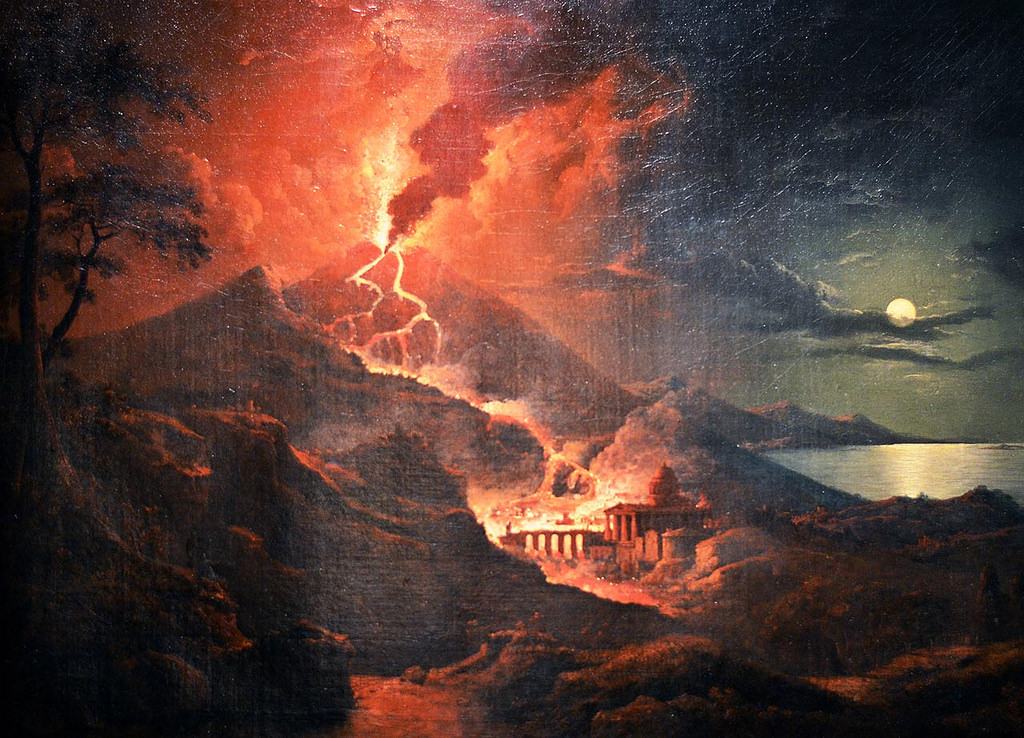 Volcano Eruption Painting at PaintingValley.com | Explore collection of ...