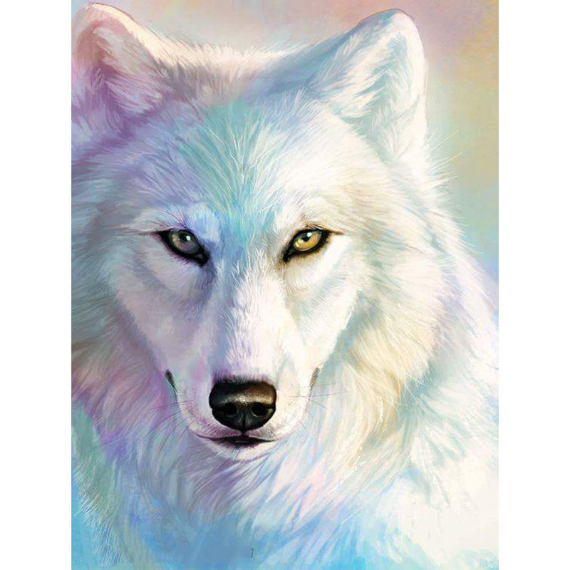Wolf Eyes Painting at PaintingValley.com | Explore collection of Wolf ...
