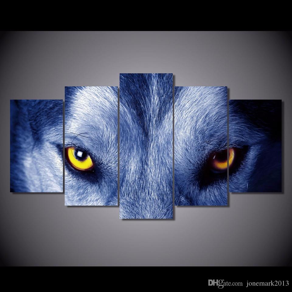 Wolf Eyes Painting at PaintingValley.com | Explore collection of Wolf ...