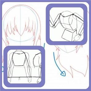 Anime Sketch Tutorial at PaintingValley.com | Explore collection of ...