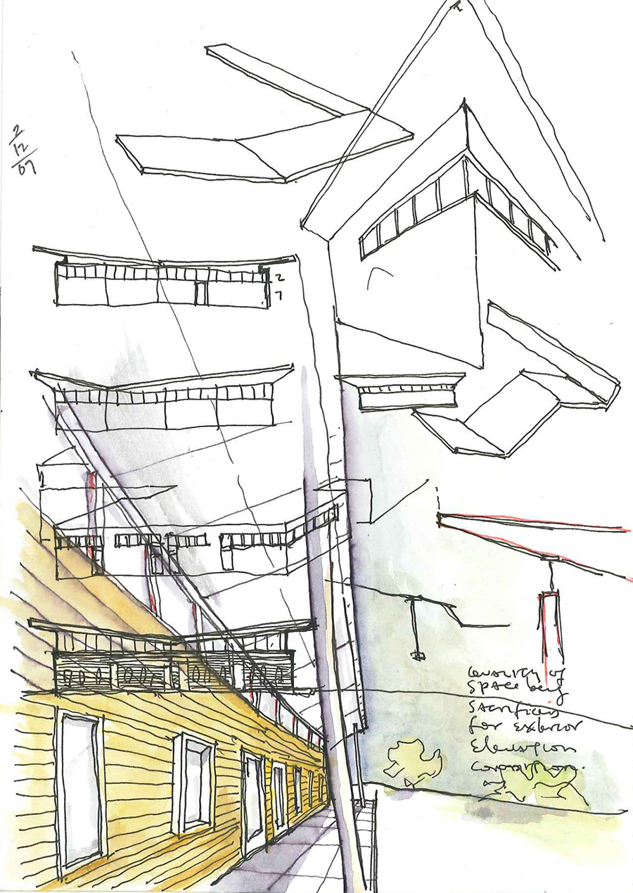 Architecture Design Sketches at PaintingValley.com | Explore collection ...