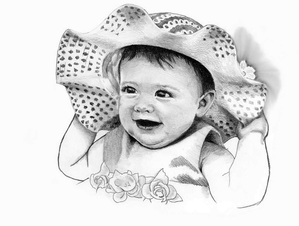 Baby Sketch Pictures at PaintingValley.com | Explore collection of Baby ...