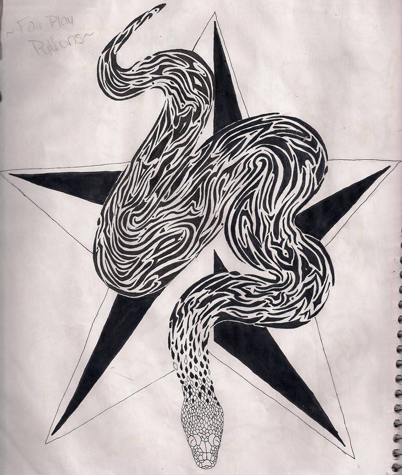 Ball Python Sketch at PaintingValley.com | Explore collection of Ball ...