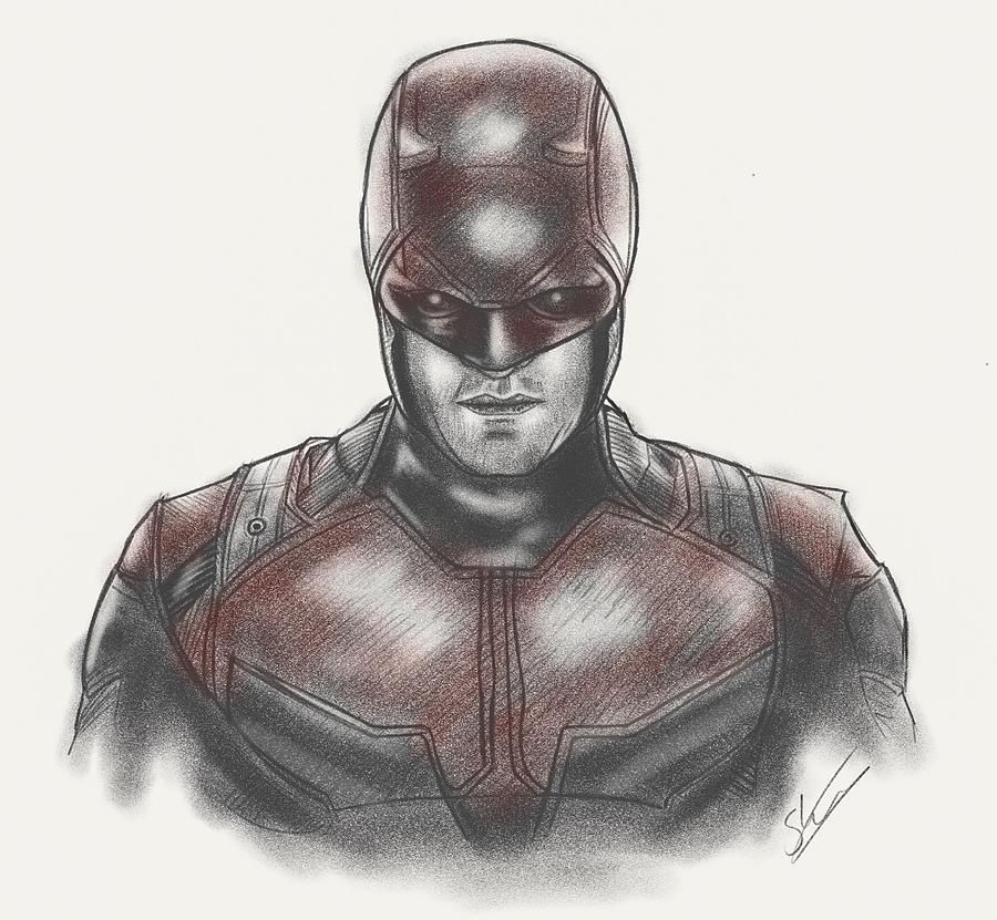 Daredevil Sketch at PaintingValley.com | Explore collection of Daredevil Sketch