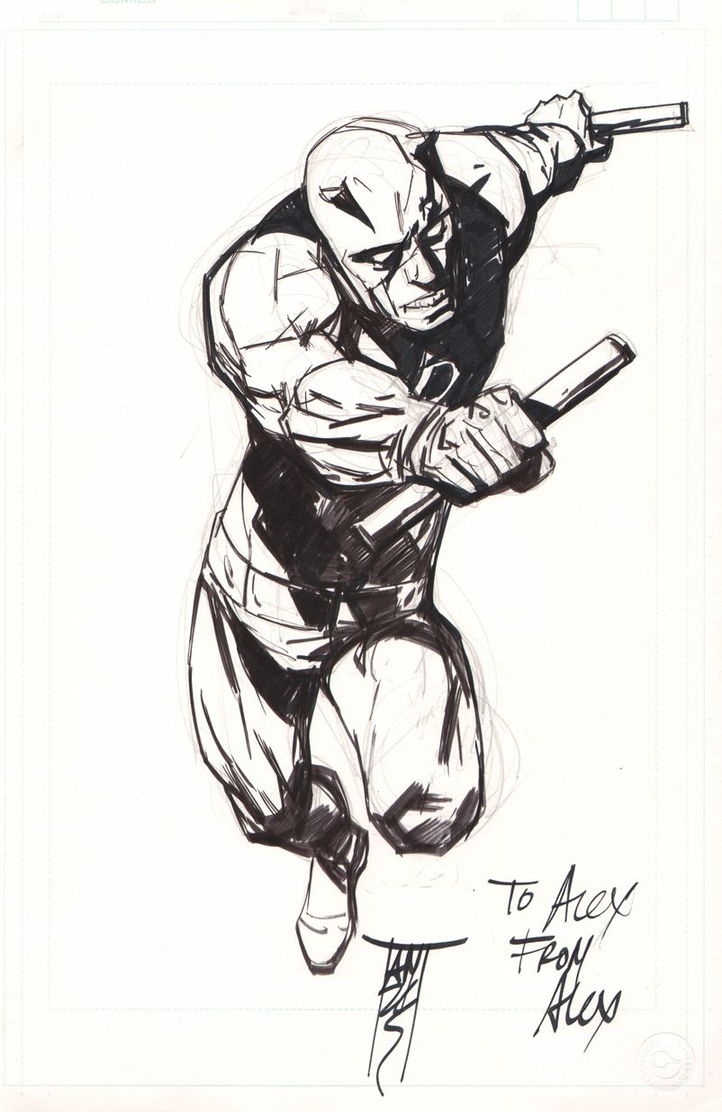 Daredevil Sketch at PaintingValley.com | Explore collection of Daredevil Sketch