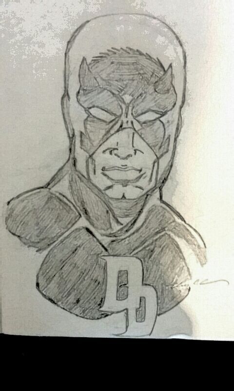 Daredevil Sketch at PaintingValley.com | Explore collection of Daredevil Sketch