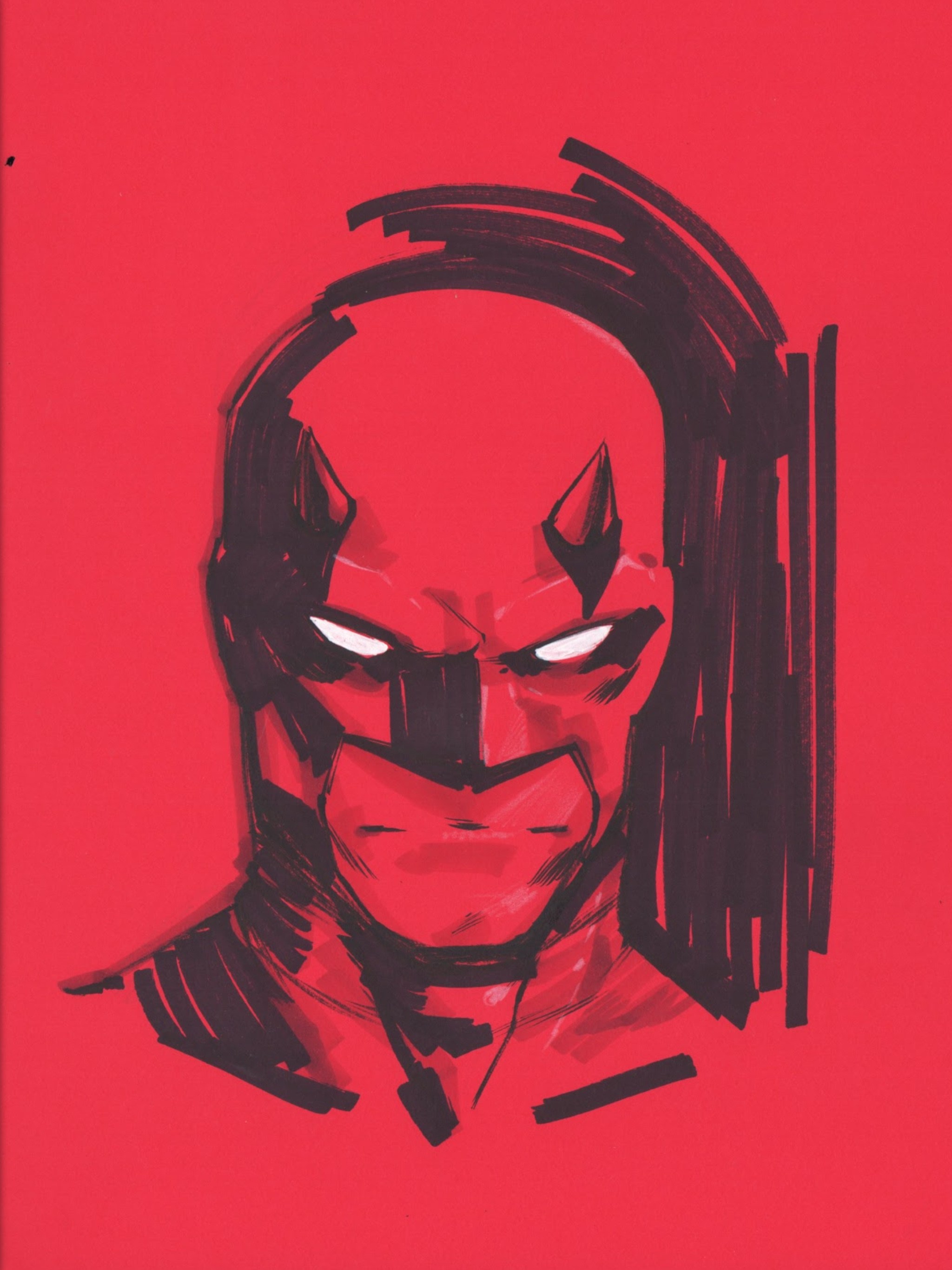 Daredevil Sketch at PaintingValley.com | Explore collection of Daredevil Sketch