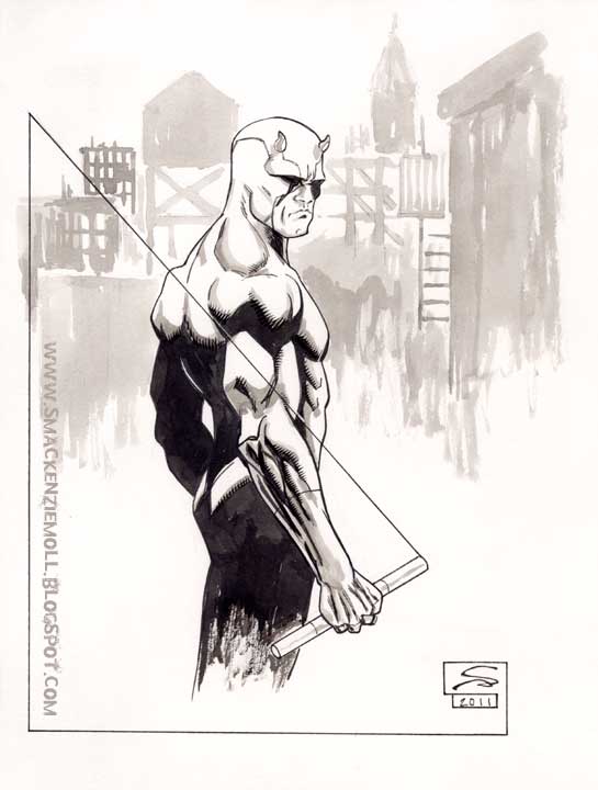 Daredevil Sketch at PaintingValley.com | Explore collection of Daredevil Sketch