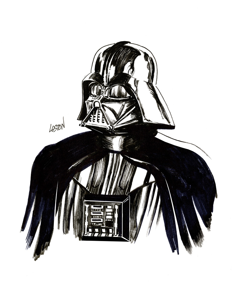 Darth Vader Sketch at PaintingValley.com | Explore collection of Darth ...