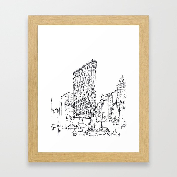 Flatiron Building Sketch at PaintingValley.com | Explore collection of ...