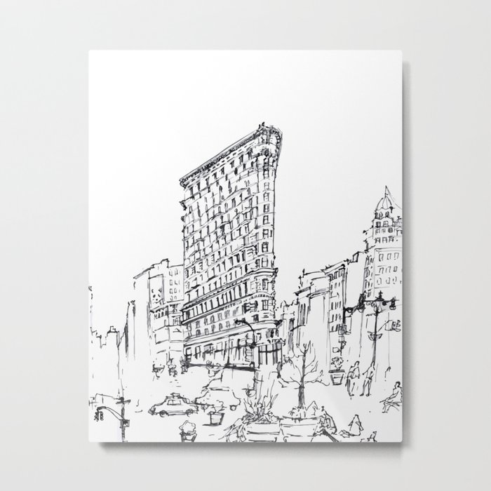 Flatiron Building Sketch at PaintingValley.com | Explore collection of ...