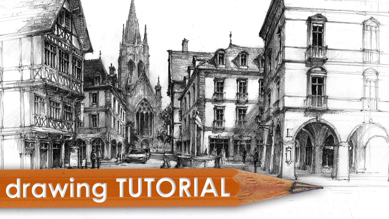 Gothic Architecture Sketches at PaintingValley.com | Explore collection of Gothic Architecture ...
