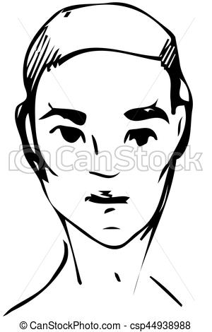 Handsome Man Sketch at PaintingValley.com | Explore collection of ...