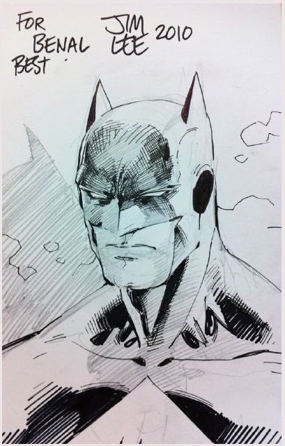 Jim Lee Batman Sketch at PaintingValley.com | Explore collection of Jim Lee Batman Sketch
