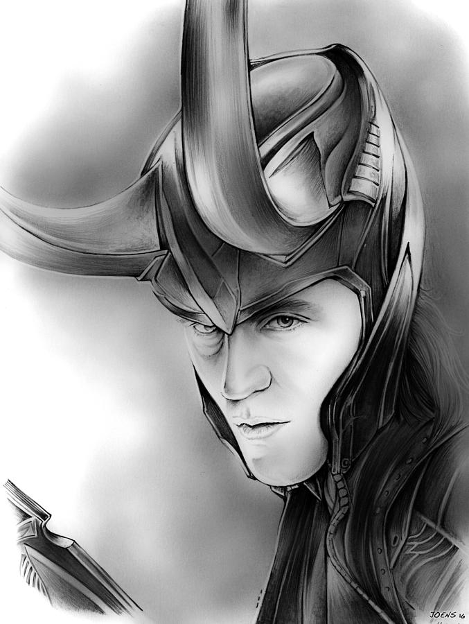 Loki Sketch at PaintingValley.com | Explore collection of Loki Sketch