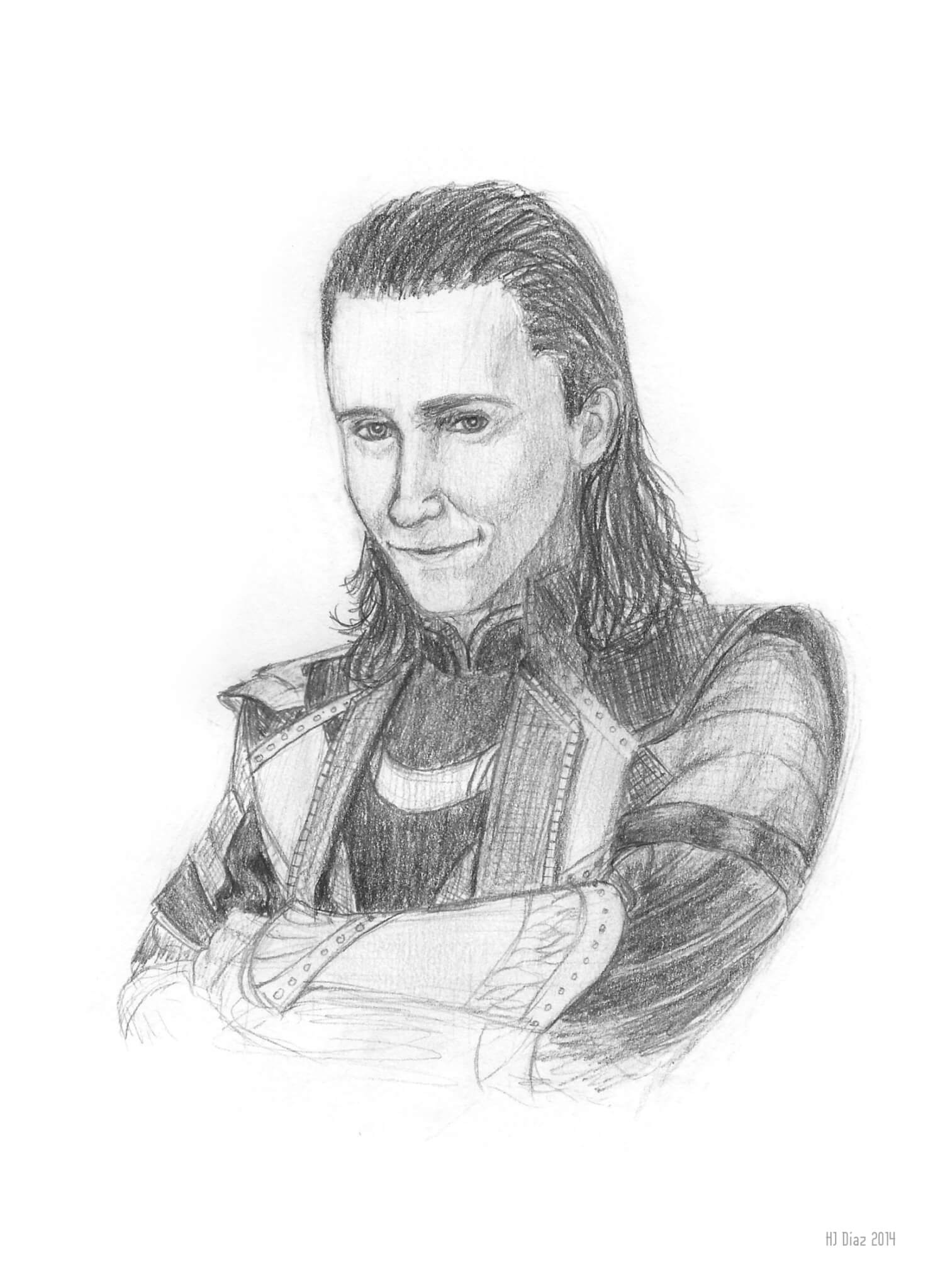Loki Sketch at PaintingValley.com | Explore collection of Loki Sketch