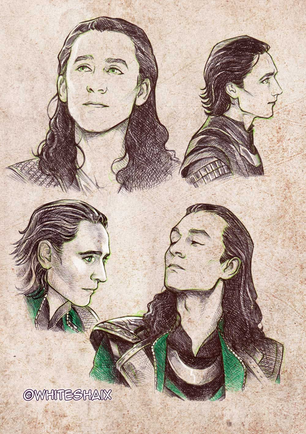 Loki Sketch at PaintingValley.com | Explore collection of Loki Sketch