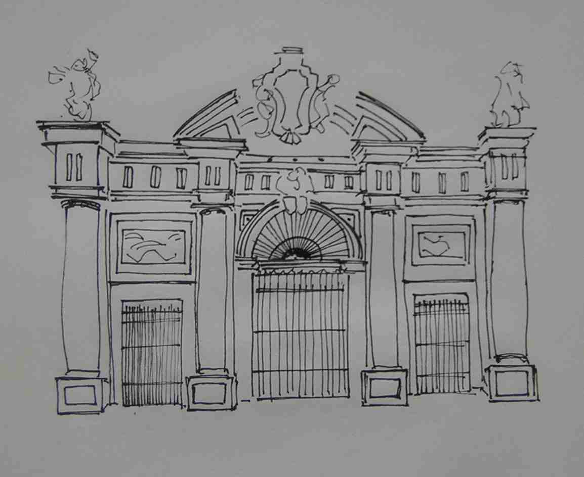 Roman Architecture Sketches at PaintingValley.com | Explore collection of Roman Architecture ...