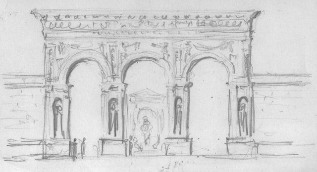 Roman Architecture Sketches at PaintingValley.com | Explore collection of Roman Architecture ...