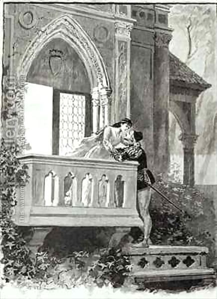 Romeo And Juliet Balcony Scene Sketch at PaintingValley.com | Explore ...