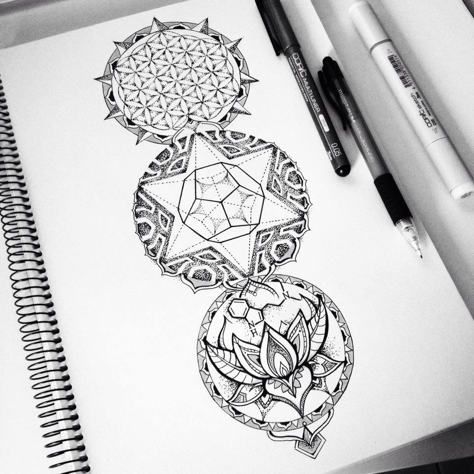 Sacred Geometry Sketch at PaintingValley.com | Explore collection of ...
