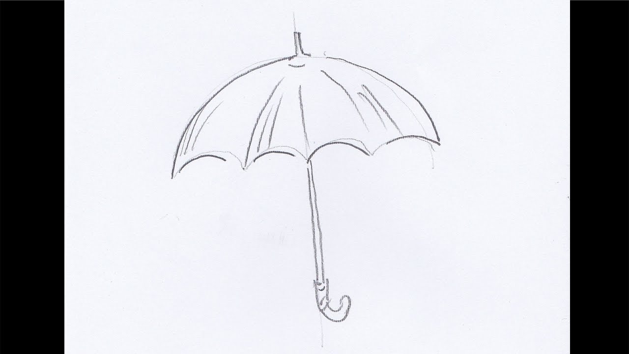 Umbrella Drawing Sketch at PaintingValley.com | Explore collection of ...